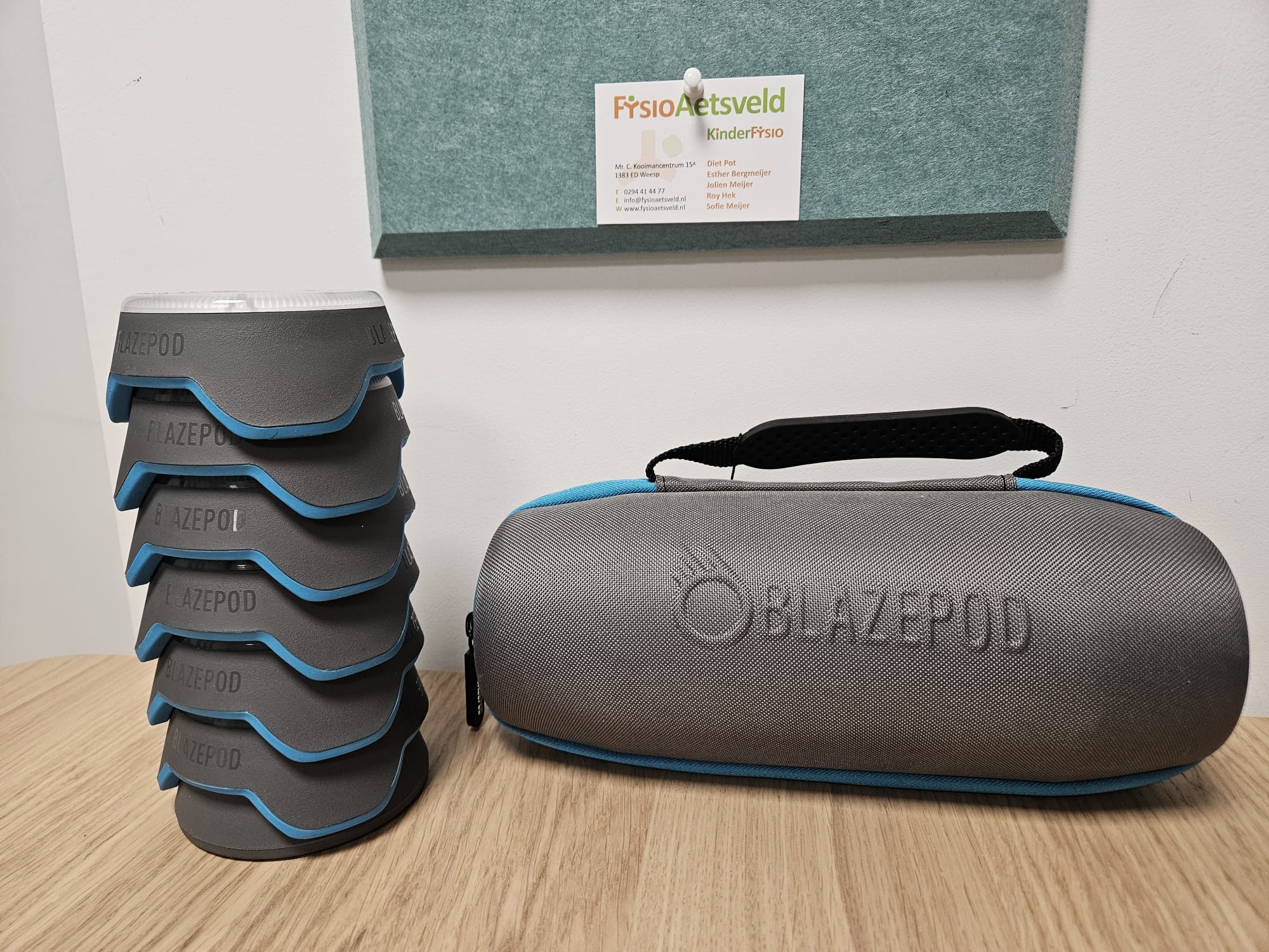 Trainen met blazepods bij FysioAetsveld - Fysioaetsveld Weesp